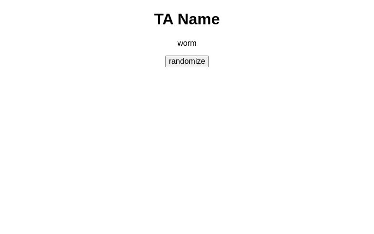 TA Name ― Perchance Generator