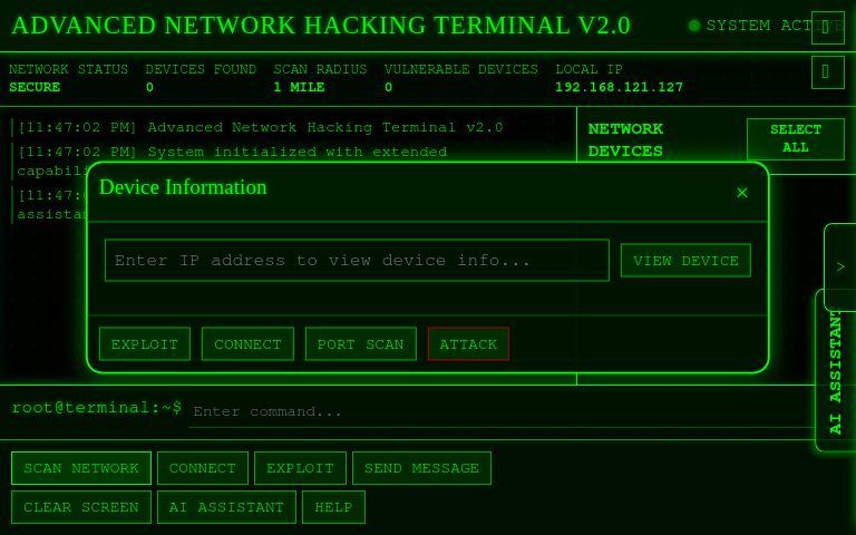 Hack Terminal ― Perchance Generator