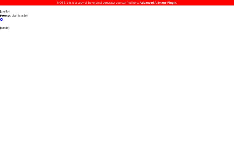 DEV ONLY Advanced AI Image Plugin