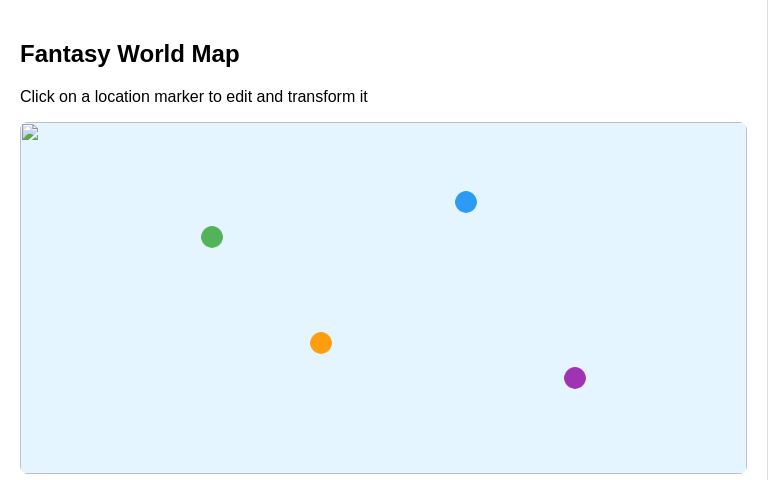 Fantasy World Map ― Perchance Generator