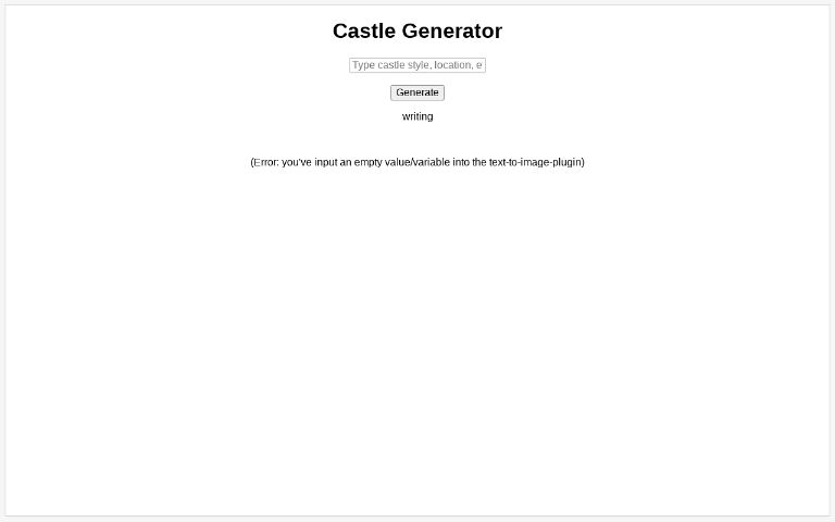 Castle Generator