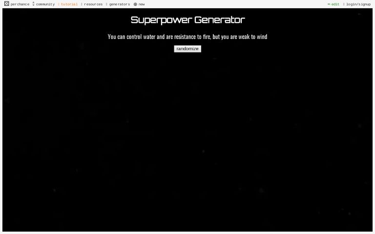 Superpower Generator