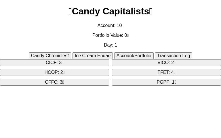 🪙Candy Capitalists🪙 ― Perchance Generator