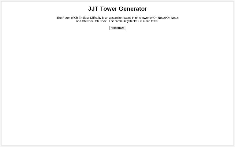 JJT Tower Generator