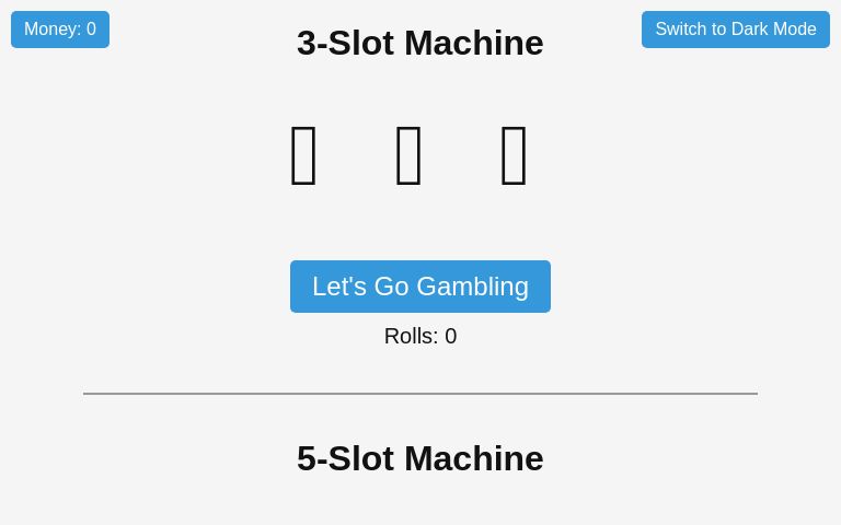 3-Slot Machine ― Perchance Generator