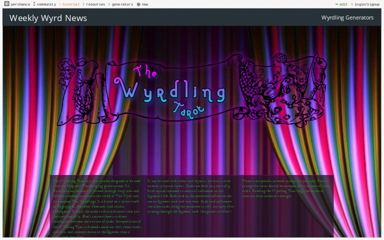 The Suits ― Perchance Generator