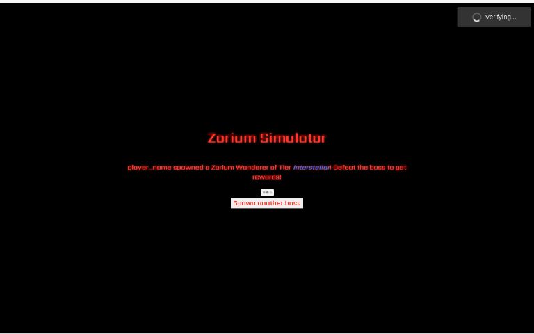 Zorium Simulator ― Perchance Generator
