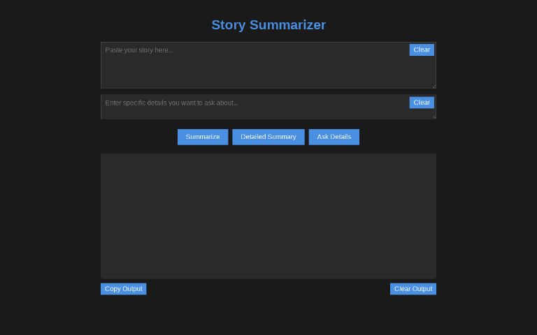 Story Summarizer ― Perchance Generator