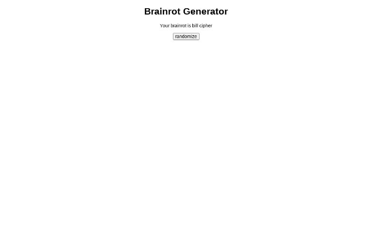 Brainrot Generator
