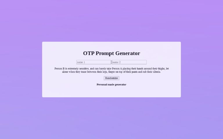 OTP Prompt Generator