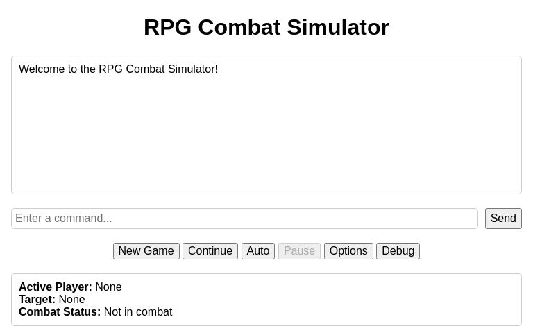 RPG Combat Simulator ― Perchance Generator