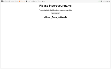Please insert your name ― Perchance Generator