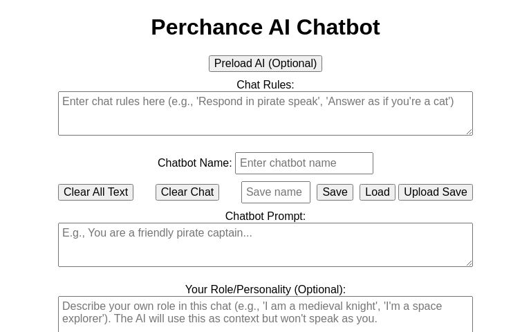 Perchance AI Chatbot ― Perchance Generator