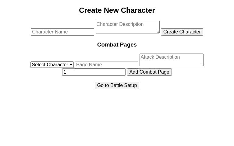 Create New Character ― Perchance Generator