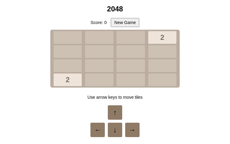 2048 ― Perchance Generator