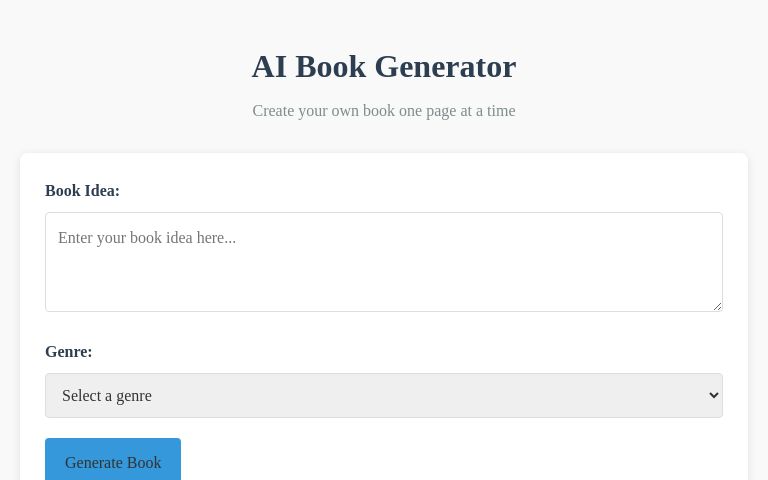 AI Book Generator