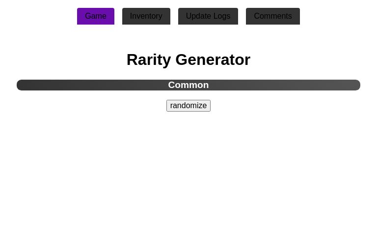 Rarity Generator