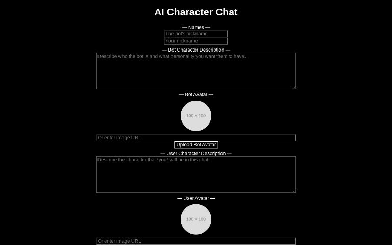AI Character Chat