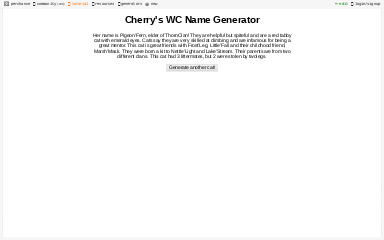 Cherry's WC Name Generator