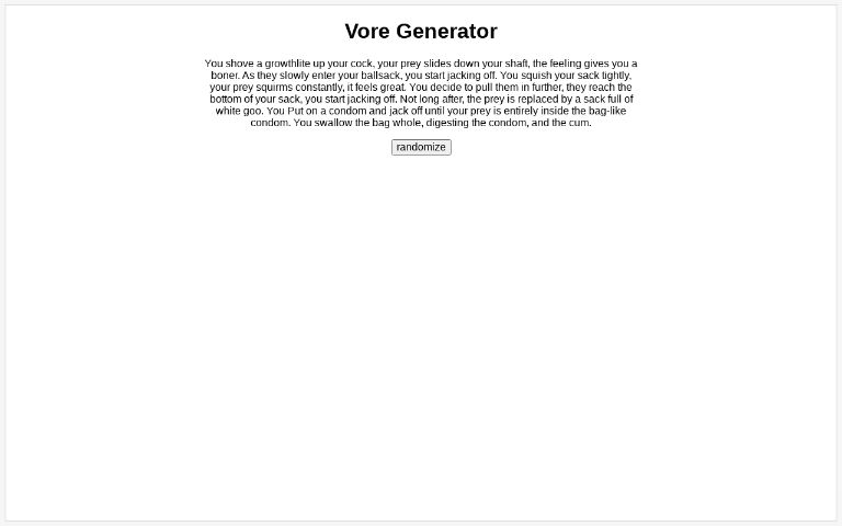 Vore Generator