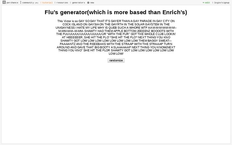 Flu's generator(which is more based than Enrich's)