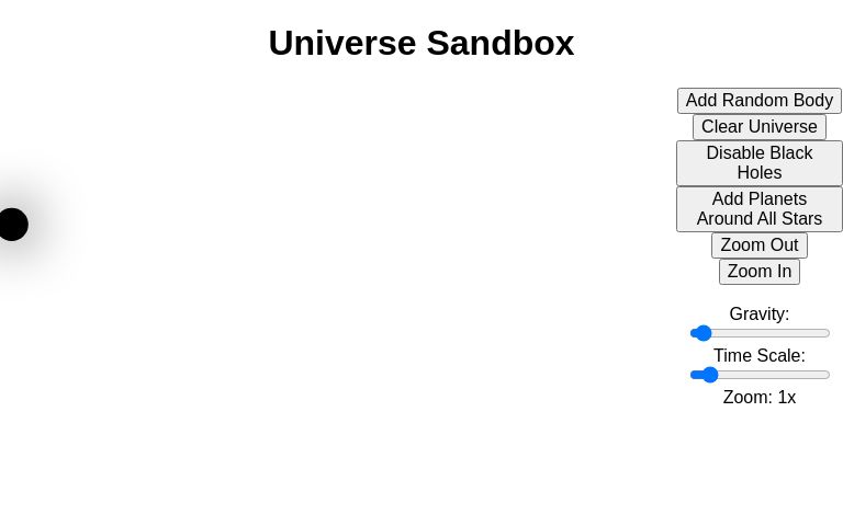Universe Sandbox ― Perchance Generator
