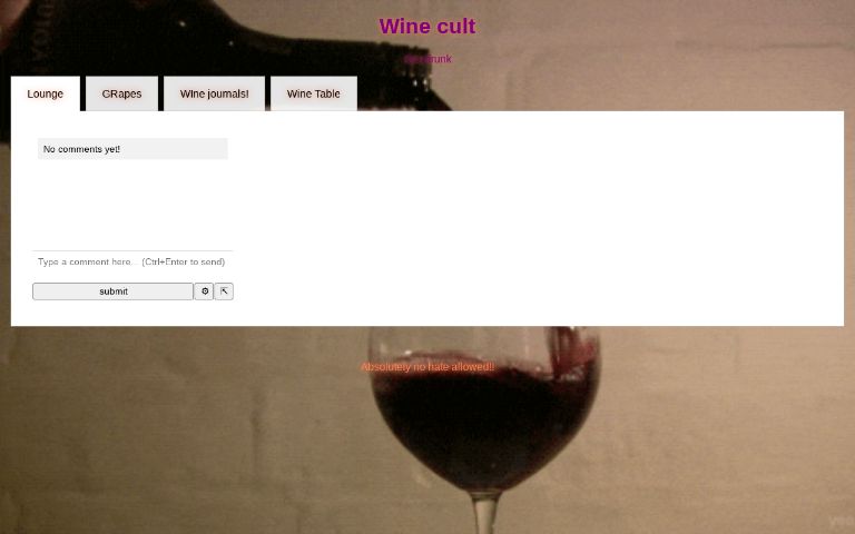 Wine cult ― Perchance Generator