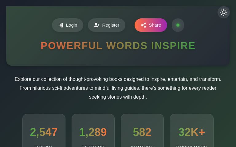 Powerful Words Inspire ― Perchance Generator