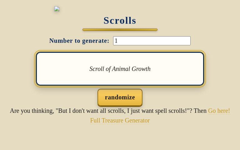 Scrolls ― Perchance Generator