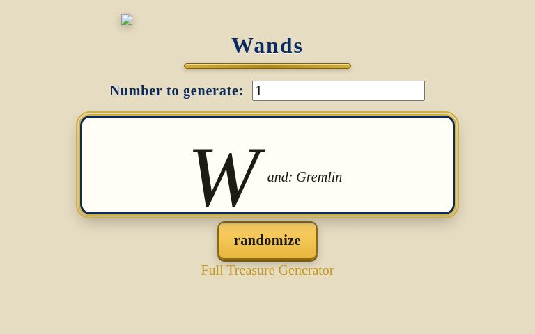 Wands ― Perchance Generator