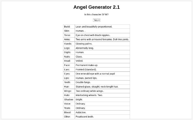 Angel Generator 2.1