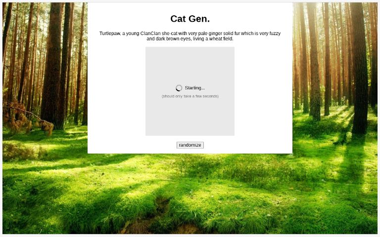 Cat Gen. ― Perchance Generator