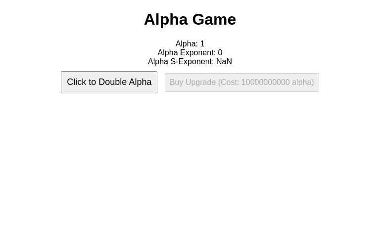 Alpha Game ― Perchance Generator