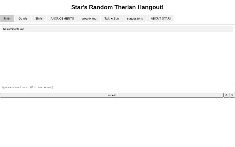 Star's Random Therian Hangout! ― Perchance Generator