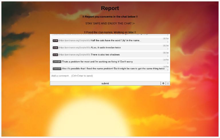 Report ― Perchance Generator