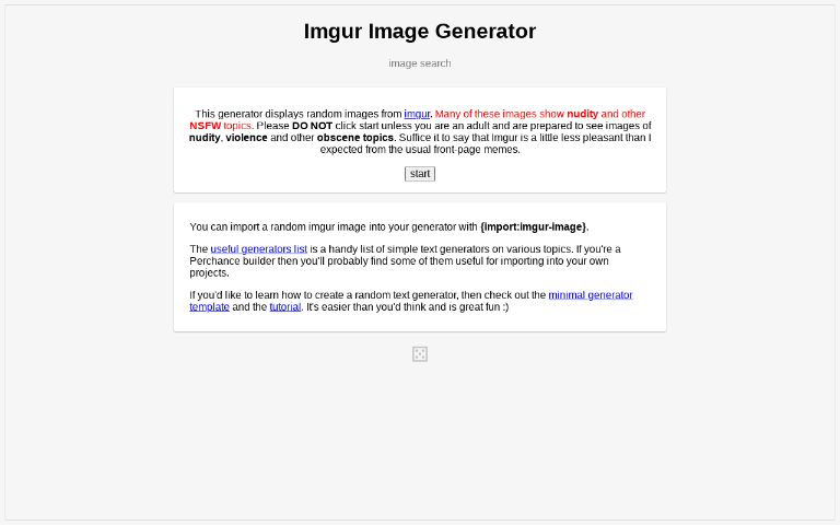 Imgur Image Generator