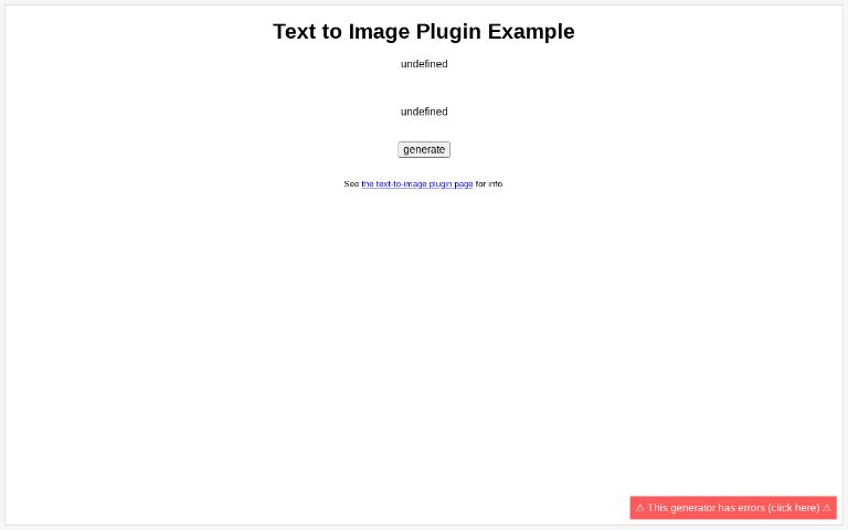 Negative Prompt Example with the Text to Image Plugin