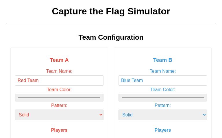 Capture the Flag Simulator ― Perchance Generator