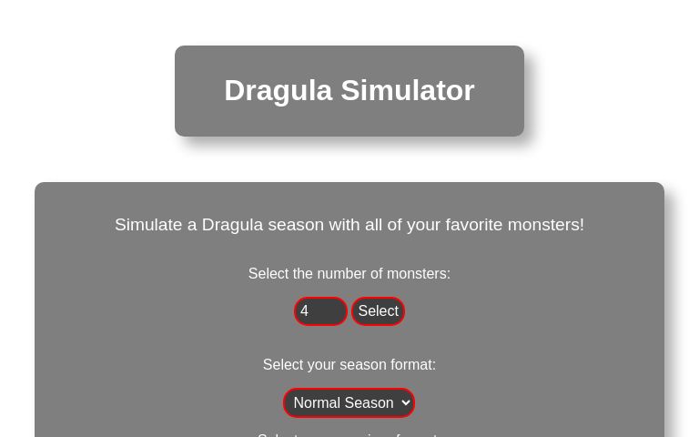 Dragula Simulator ― Perchance Generator
