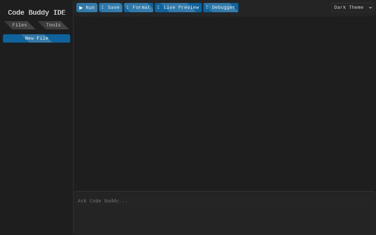 Code Buddy IDE ― Perchance Generator