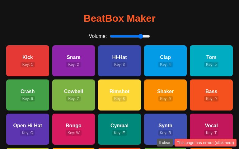 BeatBox Maker ― Perchance Generator
