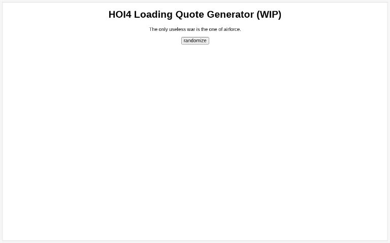 HOI4 Loading Quote Generator (WIP)