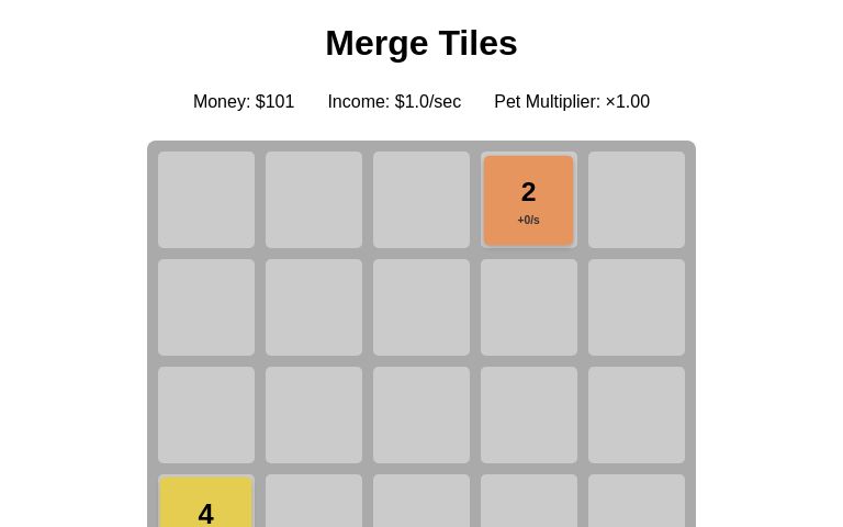 Merge Tiles ― Perchance Generator