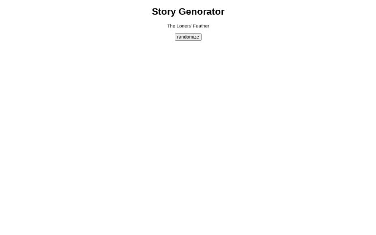 Story Genorator ― Perchance Generator