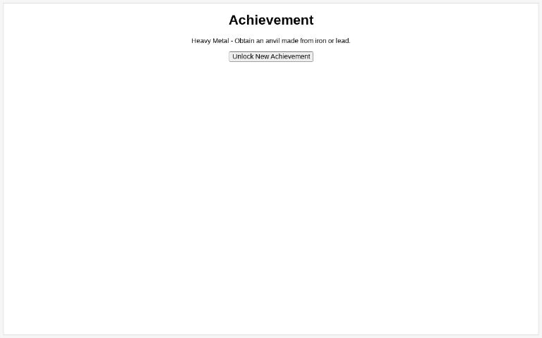 Achievement ― Perchance Generator
