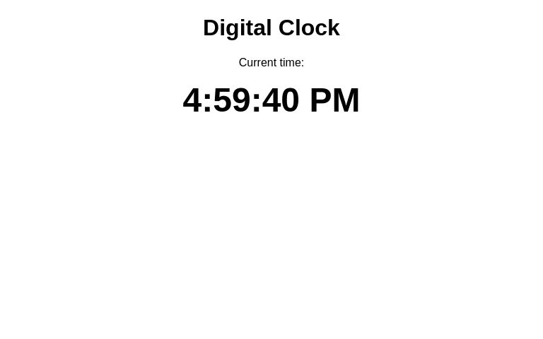 Digital Clock ― Perchance Generator