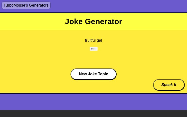 Joke Generator