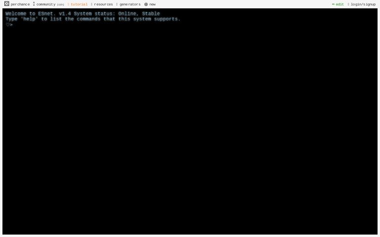 Interative Terminal ― Perchance Generator