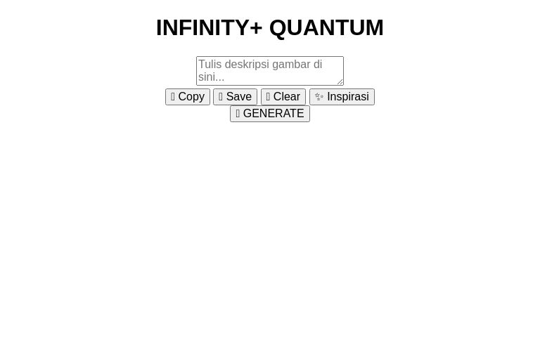 INFINITY+ QUANTUM ― Perchance Generator