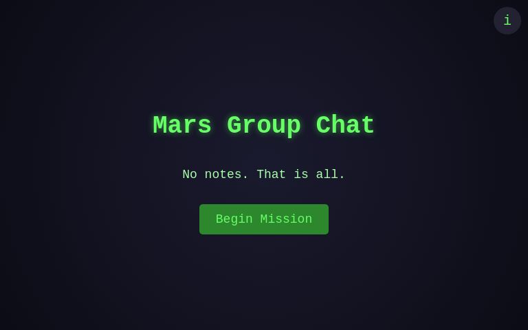 Mars Group Chat